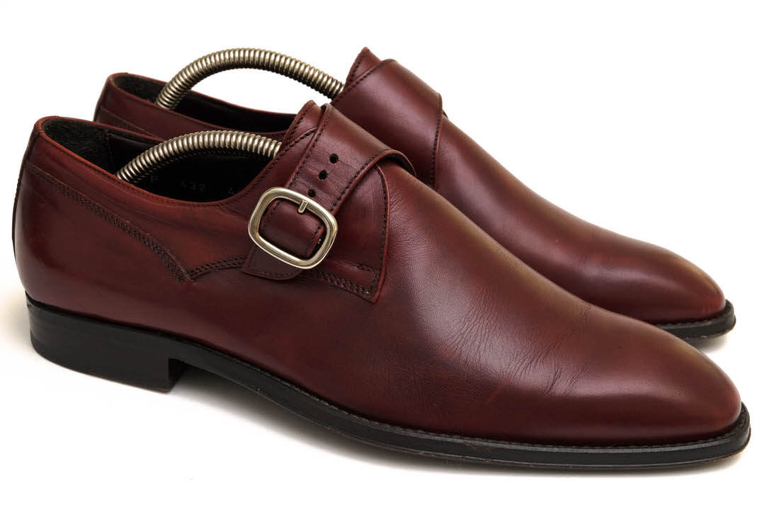 di Colletti TP432 / ディコレッティ Trading Post トレーディングポスト別注 カーフ 牛革 モンクストラップ ...