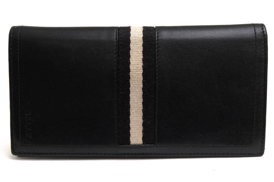 BALLY TALIRO / バリー バリーストライプ TRAINSPOTTING トレインスポッティング 牛革 カーフ 小銭入れあり 二つ ...