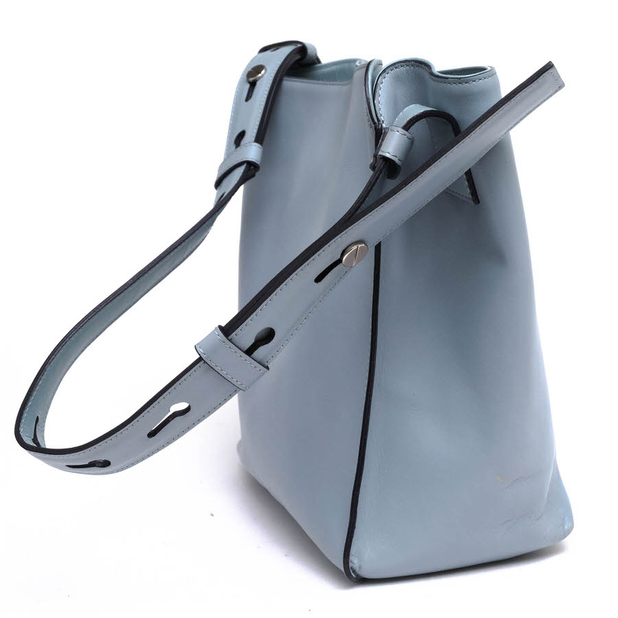 Epoi 40909-80 BEPO 02 ゼロニ / エポイ ワンショルダー イタリアンカーフ 牛革 ブルー 青 ショルダーバッグ ...