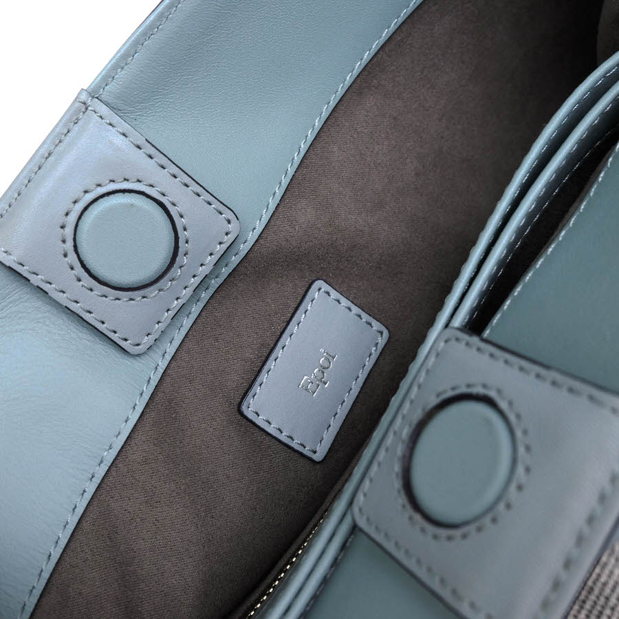 Epoi 40909-80 BEPO 02 ゼロニ / エポイ ワンショルダー イタリアンカーフ 牛革 ブルー 青 ショルダーバッグ ...