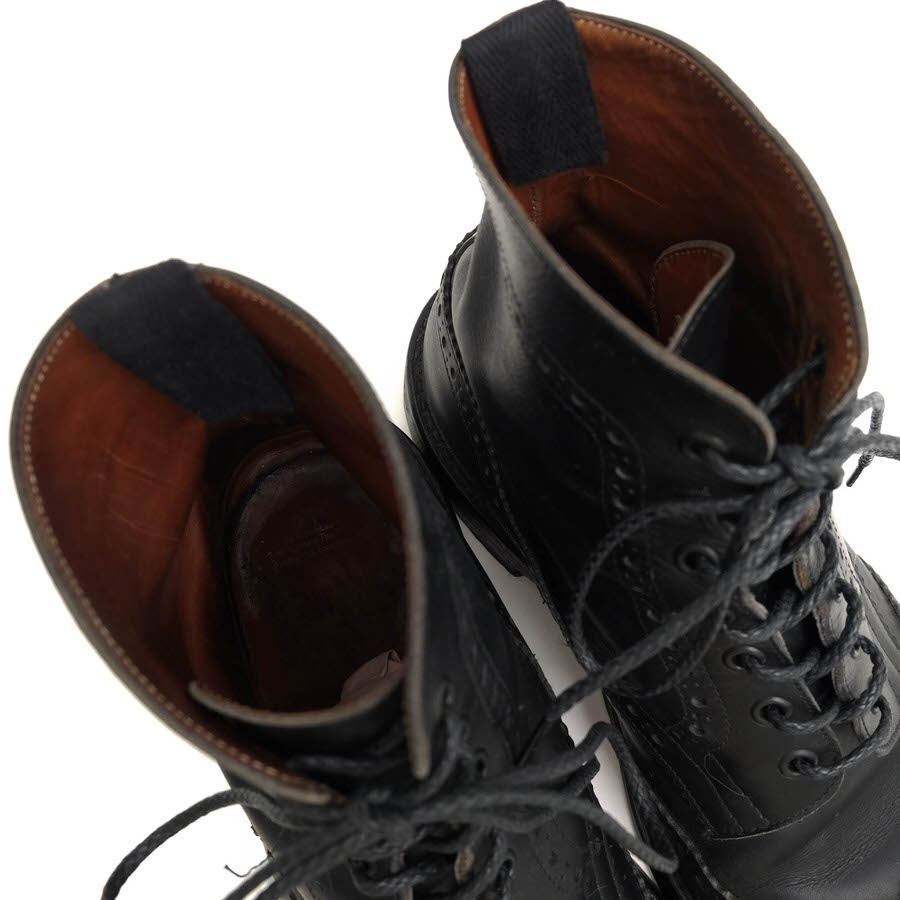 Tricker's M2508 MALTON Brogue Boots モールトン / トリッカーズ ダブルソール 牛革 カーフ カントリーブーツ ウイングチップ 定番 グッドイヤーウェルト ...
