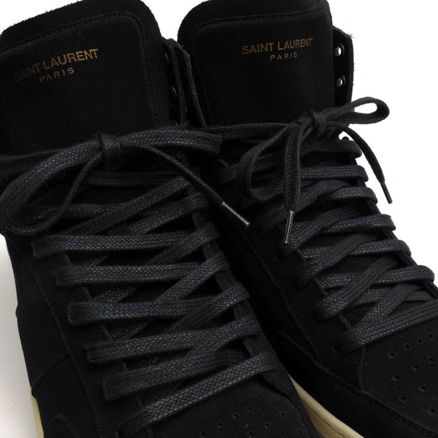 YVES SAINT LAURENT 418026 Court Classic SL/10H / サンローラン ストライプ PARIS パリ ...