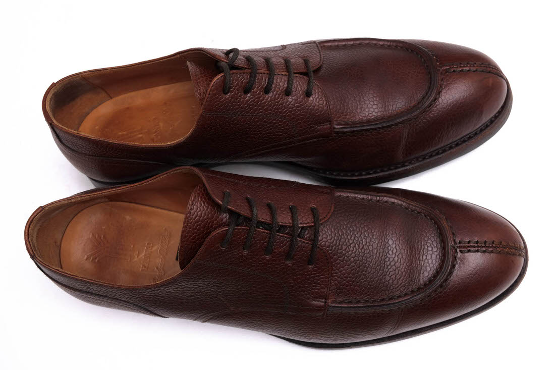 YANKO 14539 U-TIP SHOES / ヤンコ ボックスカーフ 牛革 Uチップ グッドイヤーウェルト製法 ダークブラウン 焦げ茶 ...