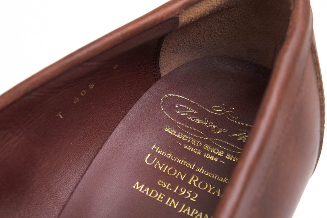 Union Royal T406 / ユニオン・ロイヤル ビブラム社クレープ モルフレックスソール Trading Post トレーディングポスト別注 カーフ 牛革 スリッポン バイカラー ...