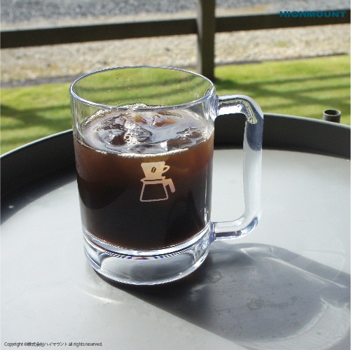 コーヒーマグ 400ml クリア | HIGHMOUNT,コーヒーグッズ | High MOUNT オンラインストア