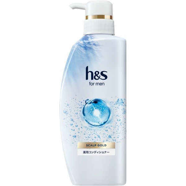 H&S FOR MEN スカルプ ゴールド コンディショナー ポンプ 350g : P＆G | ヘアケア・ヘアアレンジ,コンディショナー・リンス,男性向け | 姫路流通センター 総本店
