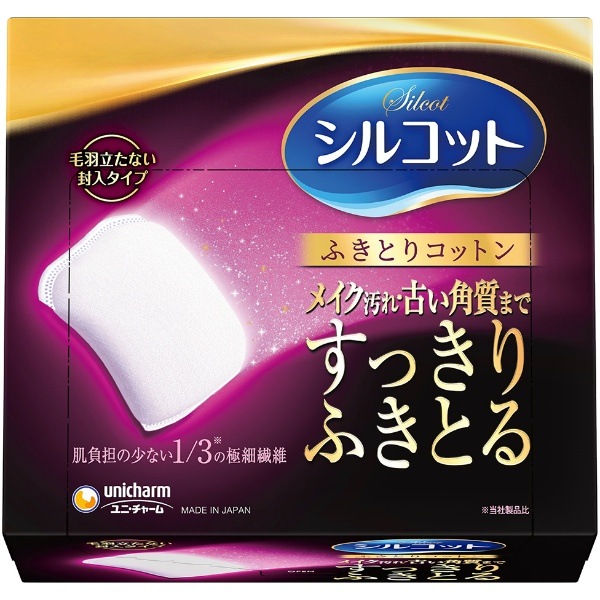 !!今月のおすすめ品!! シルコット ふきとりコットン 32枚入 : ユニ・チャーム（ユニチャーム） | 化粧品,メイク・コスメ,化粧コットン ...