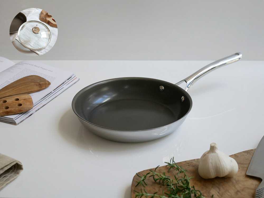 【CORELLE/コレール】こびりつきにくい次世代 Frying pan / 24cm+蓋セット｜【公式】インテリア雑貨の総合通販「ひなたライフ」
