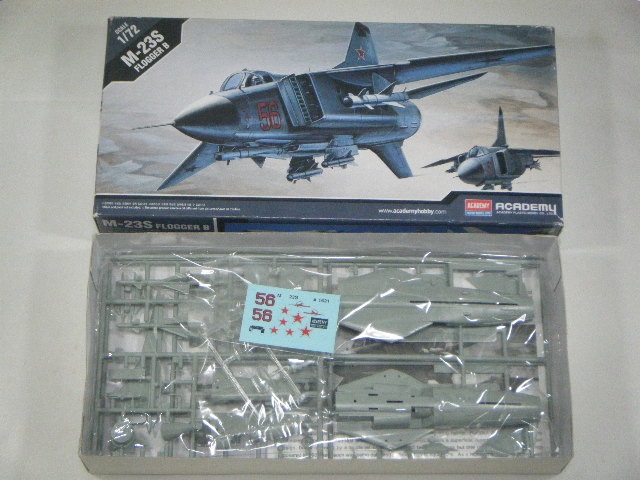 MIG-23S （アカデミー） 12445 | 飛行機プラモデル,1/72 航空機,1/72 戦後の航空機,1/72 ソ連機 | 中古プラモの ...