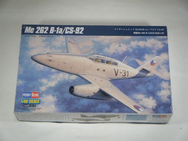 Me262B-1a/U1a/CS-92 （ホビーボス） 80380 | 飛行機プラモデル,1/48 航空機,1/48 戦後の航空機,その他の ...