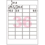きれいにはがせるエコノミーラベル 36面 四辺余白 角丸 |ヒサゴオンラインショップ（HISAGO）