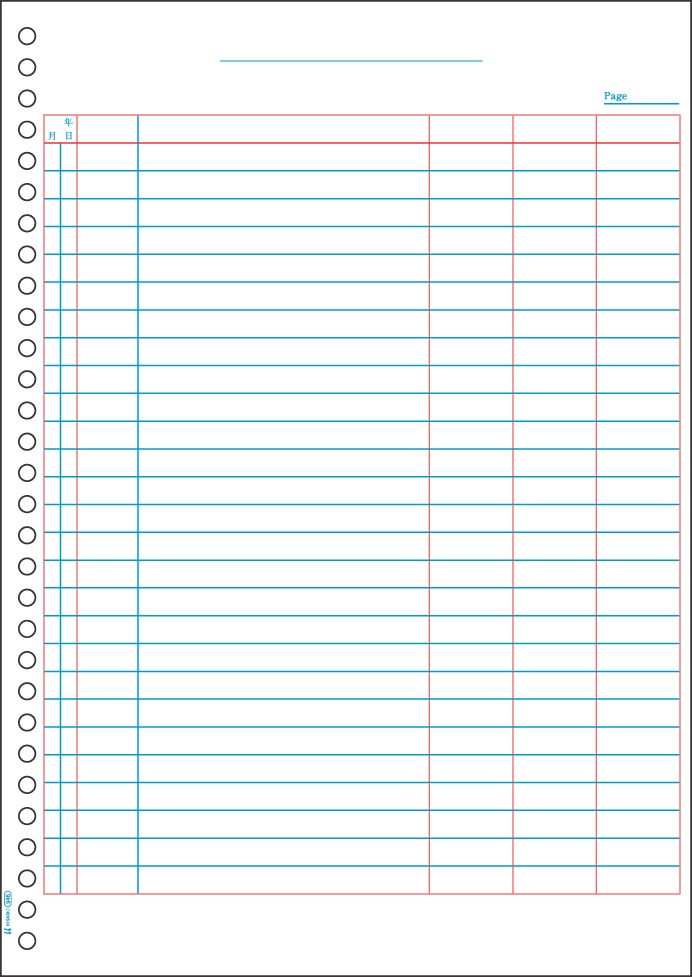 元帳 30穴 |ヒサゴオンラインショップ（HISAGO）