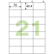 FSC(R)認証 A4タックシール 21面 |ヒサゴオンラインショップ（HISAGO）