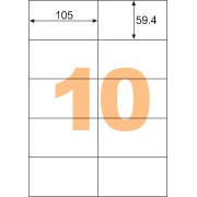 エコノミーラベル 10面 余白なし |ヒサゴオンラインショップ（HISAGO）