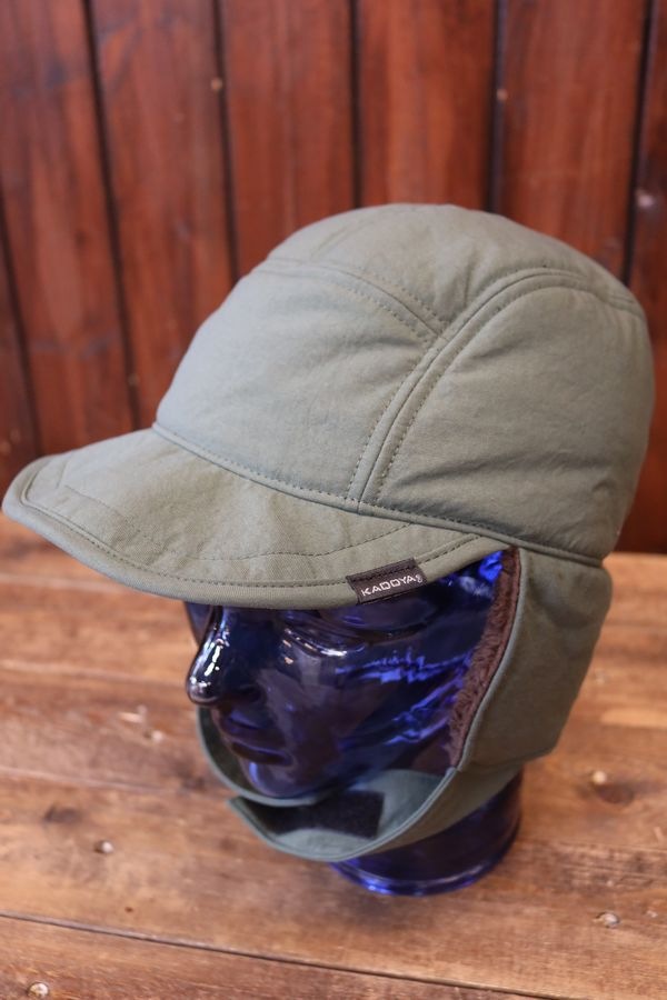 カドヤ(KADOYA) ALTER KEIS FLIGHT CAP 防寒フライトキャップ カーキ | バイクウェア・用品,キャップ,KADOYA | バイクウエア＆アメカジHistory