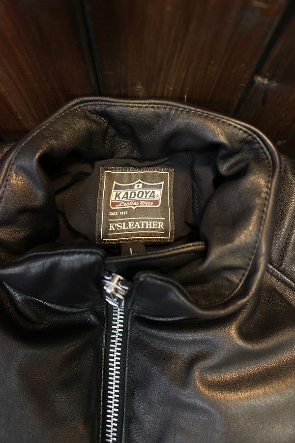 KADOYA(カドヤ) VOLGIN ボルギン レザーダウン | メーカー別,KADOYA（カドヤ）,レザージャケット,ダブルライダース | バイクウエア＆アメカジHistory