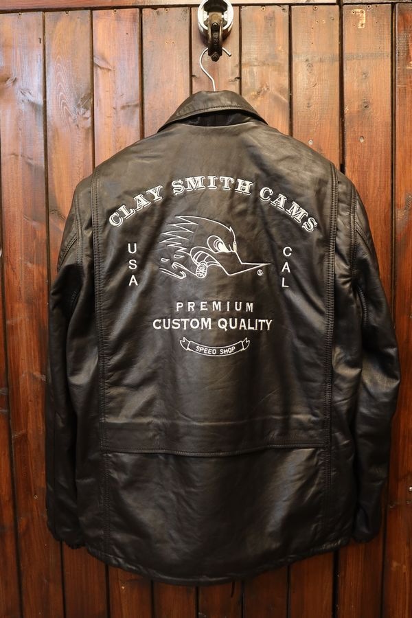 オリオンエース CLAY SMITH （クレイスミス） CSY-5050 レザー刺繍コーチジャケット ブラック/アイボリー | メーカー別 ...