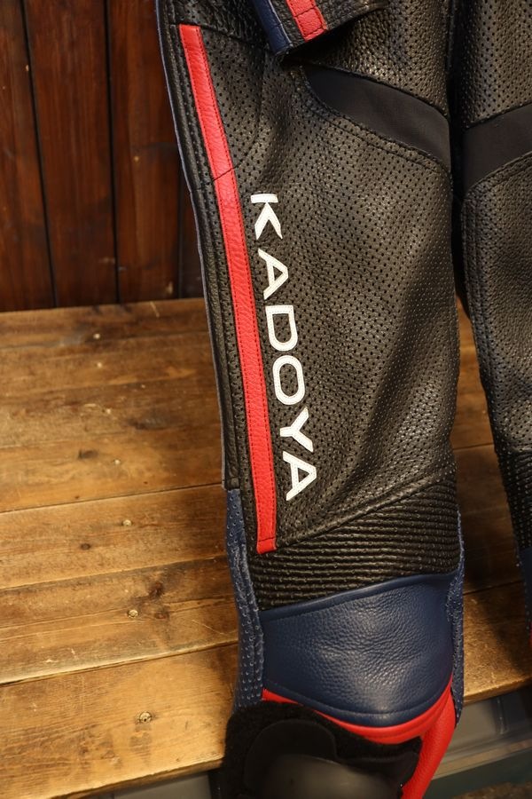 KADOYA（カドヤ）K'S LEATHER&K'S PRODUCT ORIGINATOR RACING-B / ブラック/ネイビー/レッド オリジネーターレーシング-B オリジネーター ...