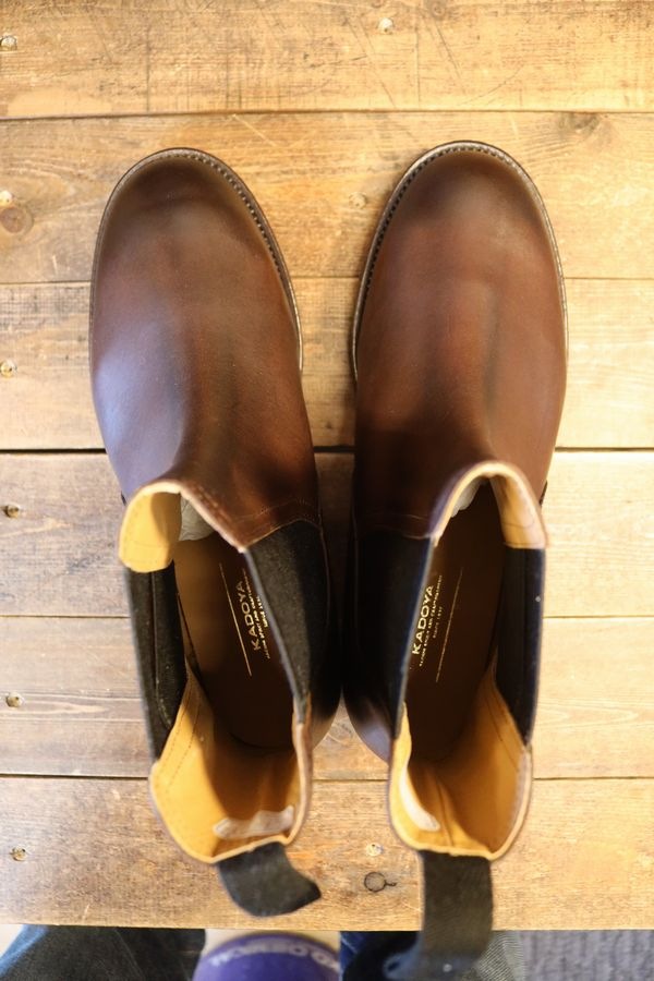 カドヤ(KADOYA) RIDE CHELSEA-RGK ライドチェルシーRGK ブラウン | KADOYA,ブーツ | バイクウエア＆アメカジHistory