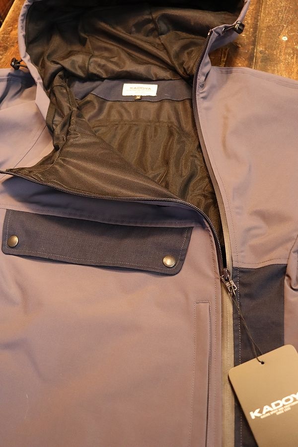 カドヤ(KADOYA) ALTER KEIS（アルタケイス） ROUND ZIP ANORAK ラウンドジップアノラック ブルーグレー | KADOYA,ナイロンジャケット | バイクウエア ...