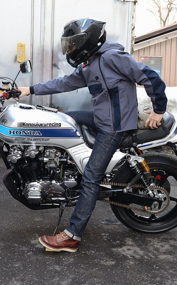 カドヤ(KADOYA) ALTER KEIS（アルタケイス） ROUND ZIP ANORAK ラウンドジップアノラック ブルーグレー | KADOYA,ナイロンジャケット | バイクウエア ...