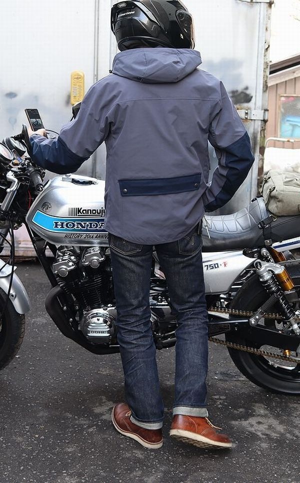 カドヤ(KADOYA) ALTER KEIS（アルタケイス） ROUND ZIP ANORAK ラウンドジップアノラック ブルーグレー | KADOYA,ナイロンジャケット | バイクウエア ...