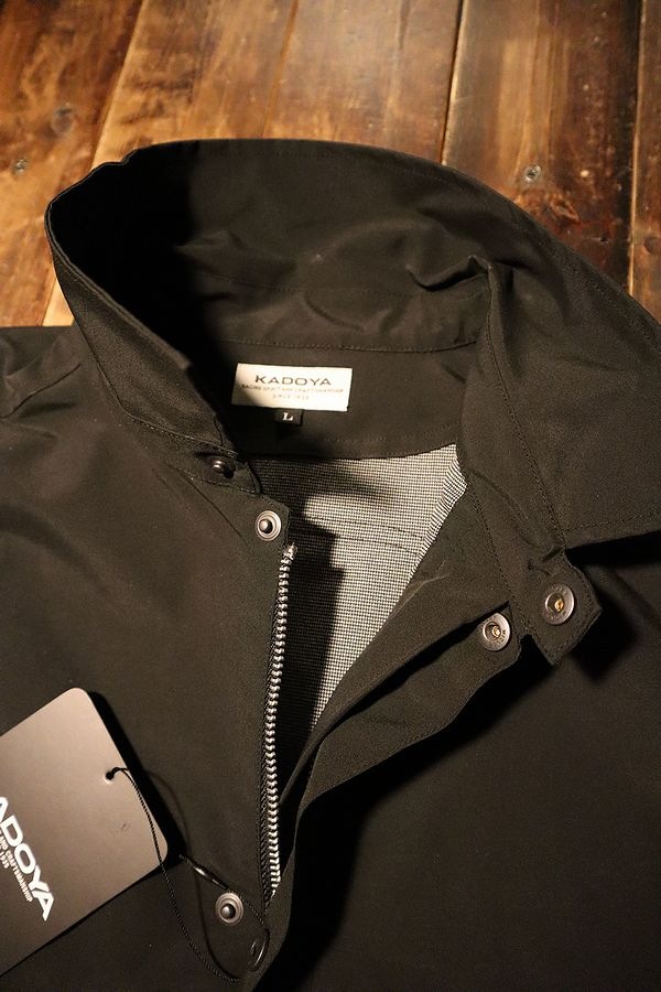 カドヤ(KADOYA) ALTER KEIS（アルタケイス） RIDERS COACH JACKET ライダースコーチジャケット ブラック | KADOYA,ナイロンジャケット | バイク ...