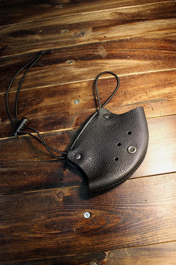 カドヤ(KADOYA) KEEP DISTANCE LEATHER MASK COVER レザーマスクカバー | メーカー別,KADOYA ...