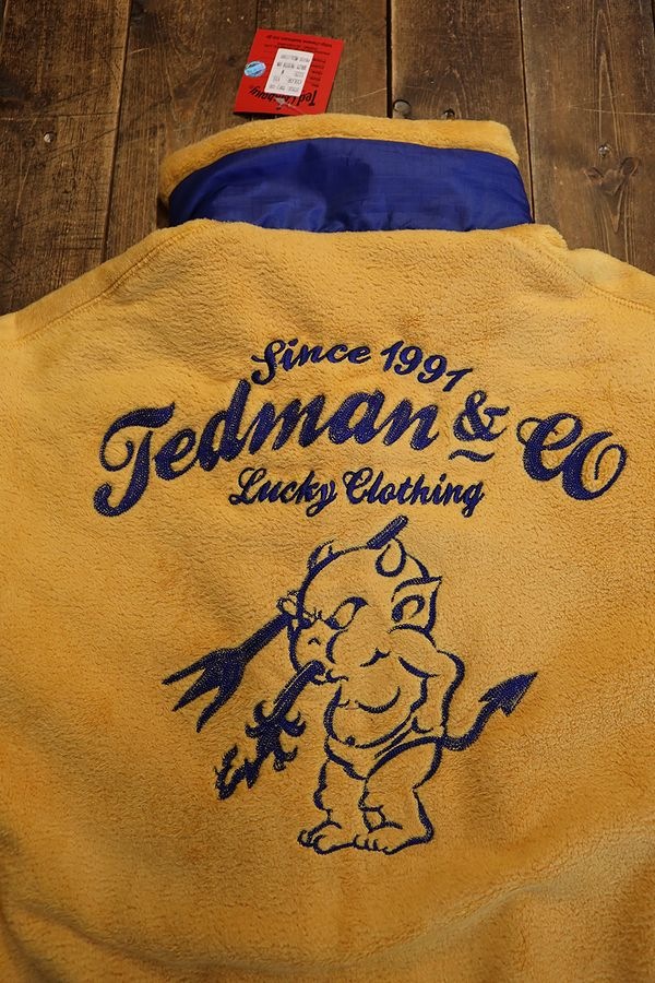 エフ商会 TEDMAN(テッドマン) TDFJ-100 フリースジャケット イエロー | エフ商会,TEDMAN（テッドマン）,スウェット ...