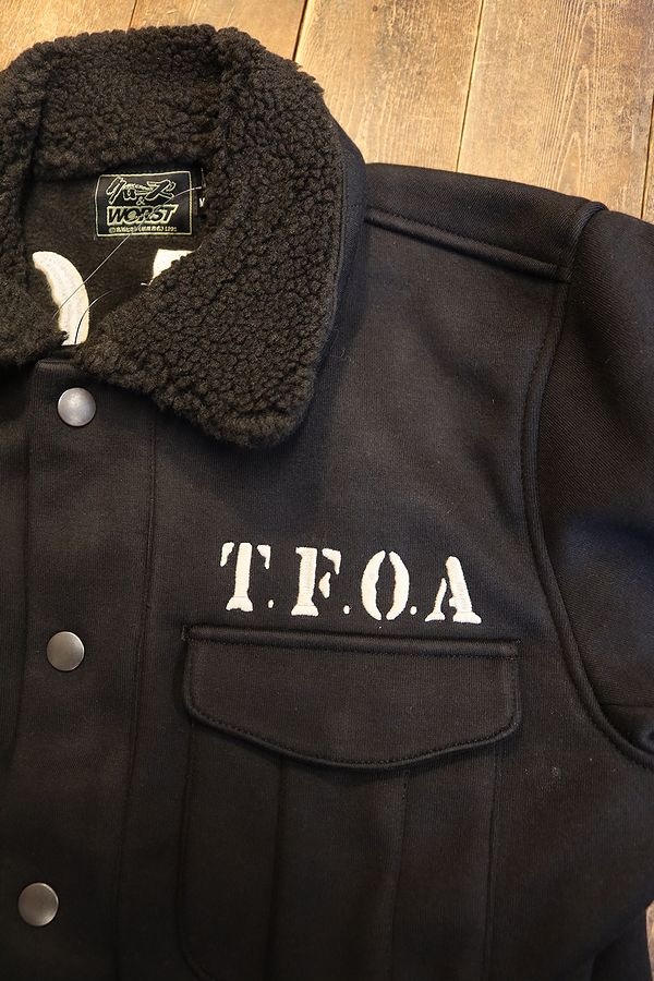 CROWS WORST TFOA CRSZ-2303 ボンディングボアジャケット ブラック | CROWS WORST TFOA | バイク ...