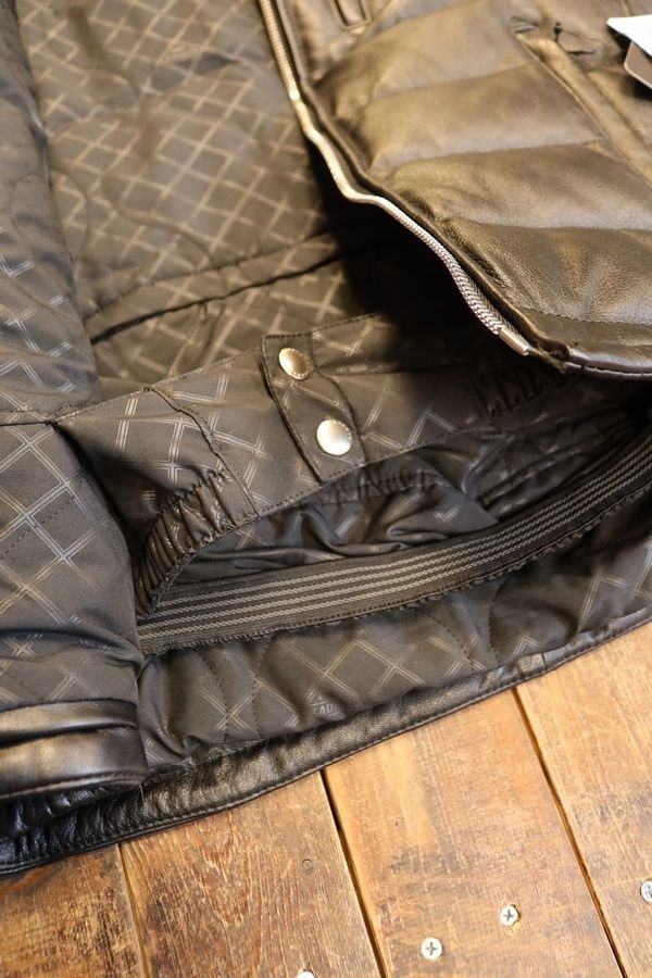 KADOYA(カドヤ) DH LEATHER DOWN DHレザーダウン / スウェードブラウン | バイクウェア・用品,レザージャケット,KADOYA（カドヤ）,シングルライダース ...