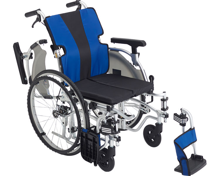 アルミ自走車いす MEF-22 スタンダード / 2色より選べます。 | 自分で操作する車いす | 介護の通販・ネット販売なら H+plus