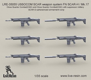 LRE-35055 FN SCAR-H Mk.17 CQC | ライブレジン Live Resin | AFV,大戦後のAFVモデル,大戦後 ...