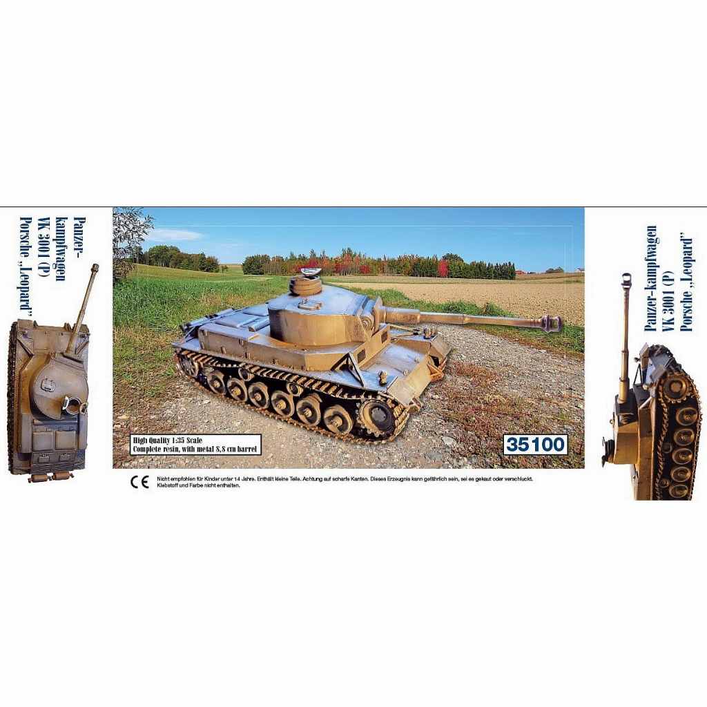 35100 Panzerkampfwagen VK3001 (P) - Porsche “Leopard” | シャットン モデルバウ ...