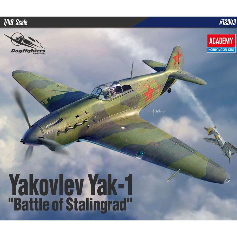 12343 1/48 ヤコブレフ Yak-1"スターリングラード攻防戦" | アカデミー ACADEMY | 飛行機,第二次大戦の飛行機モデル,第二次大戦のソビエト機 ...