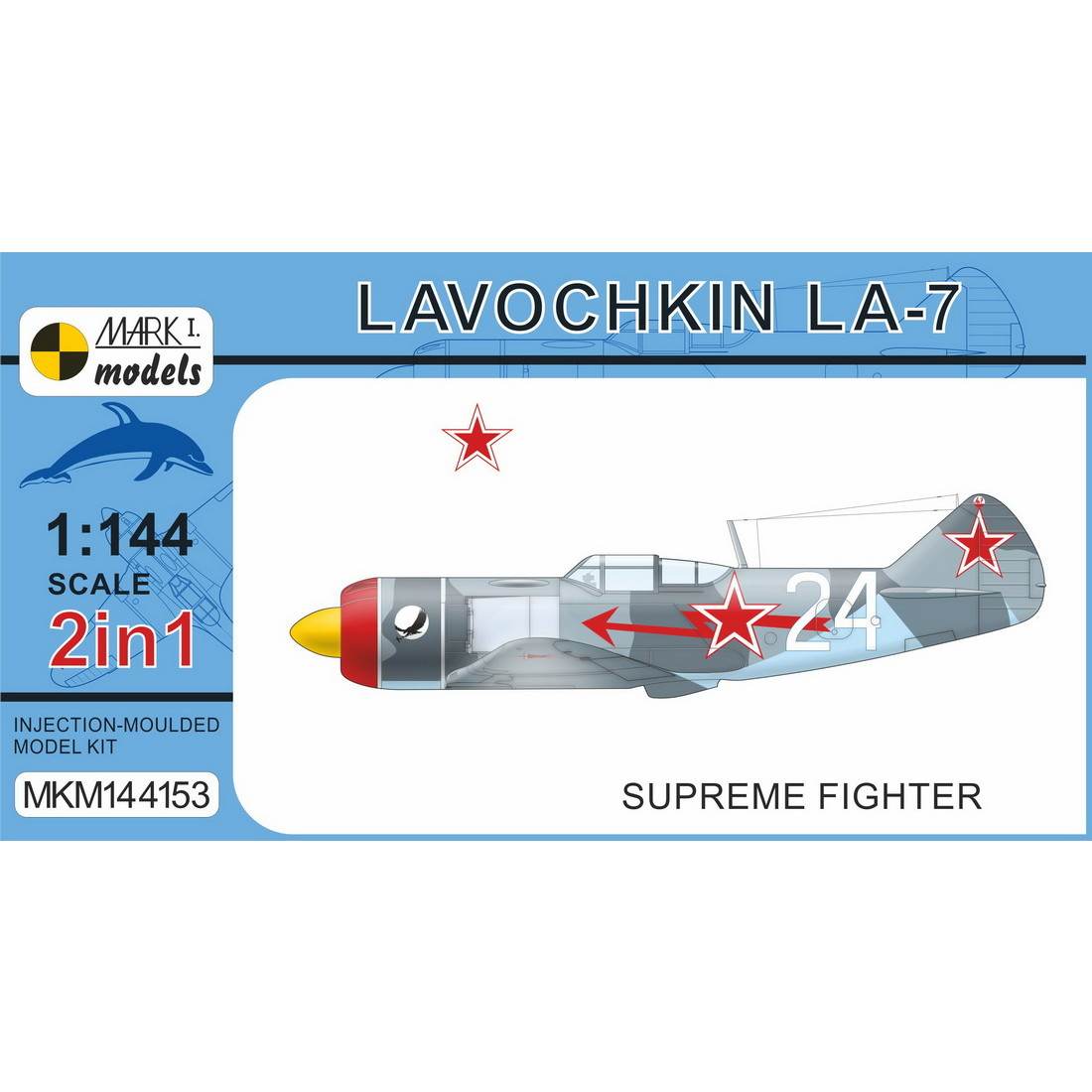MKM144153 1/144 La-7 「最強戦闘機」 2イン1 | マークワンモデル MARK I models | 飛行機,第二次大戦の ...
