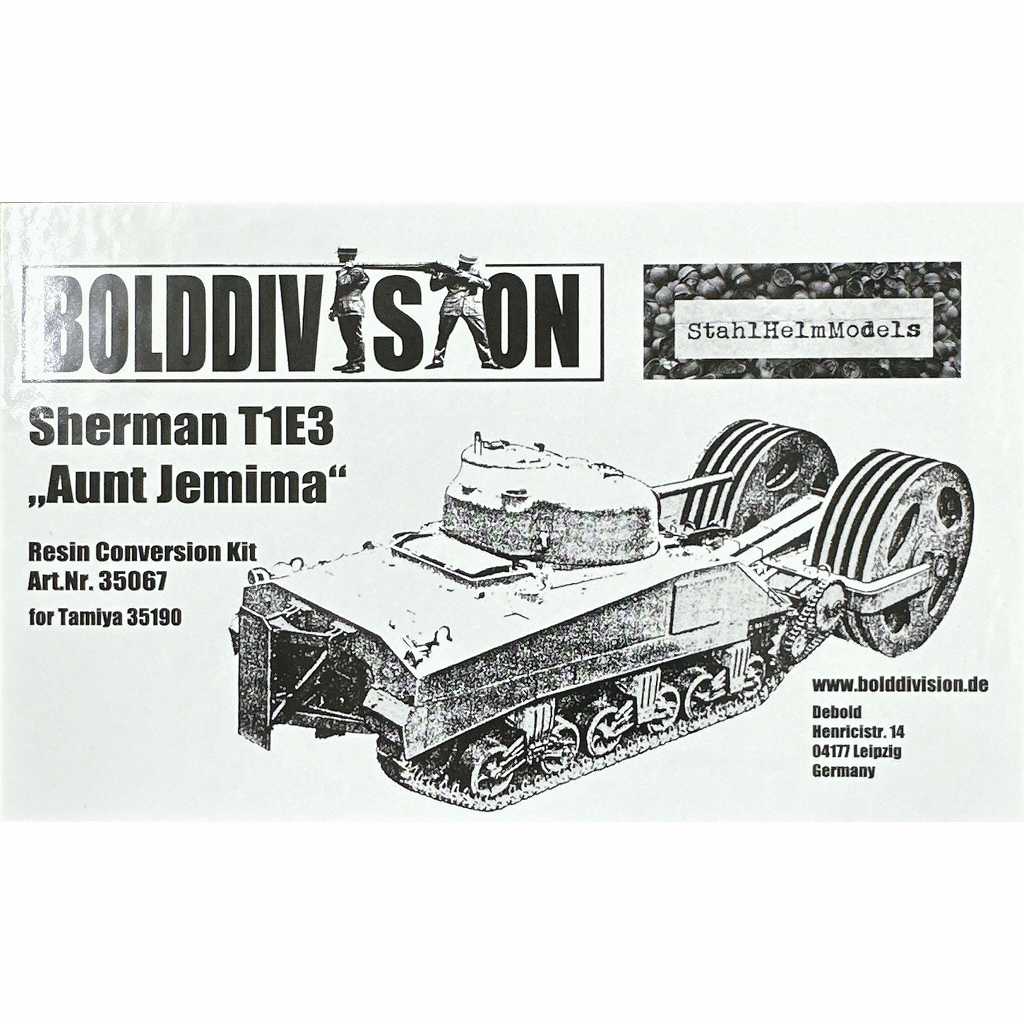35067 WWII アメリカ M4 シャーマン T1E3 地雷除去ローラー装備型コンバージョンセット タミヤ用 | ボルドディビジョン ...