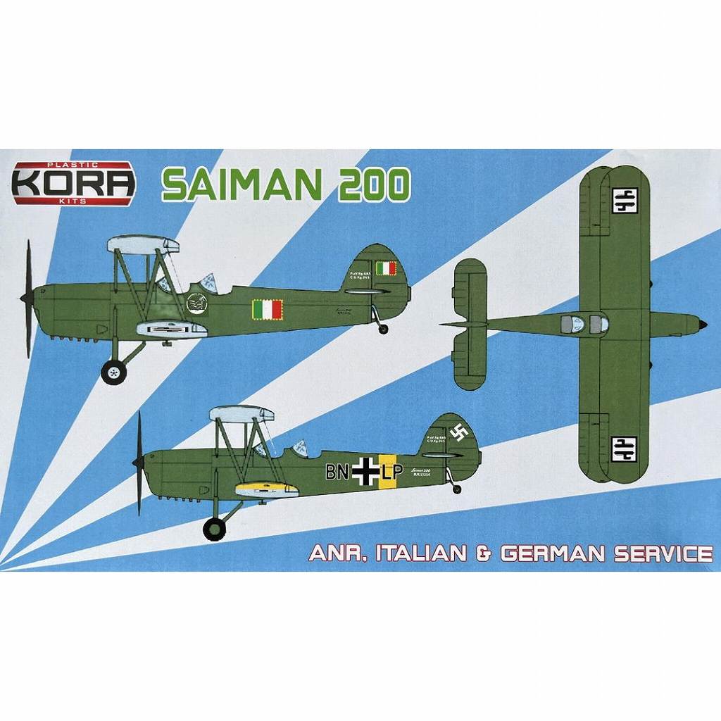 KPK72195 1/72 SAIMAN 200 "イタリア/ドイツ" | コラモデルズ KORA MODELS | 飛行機,第二次大戦の ...