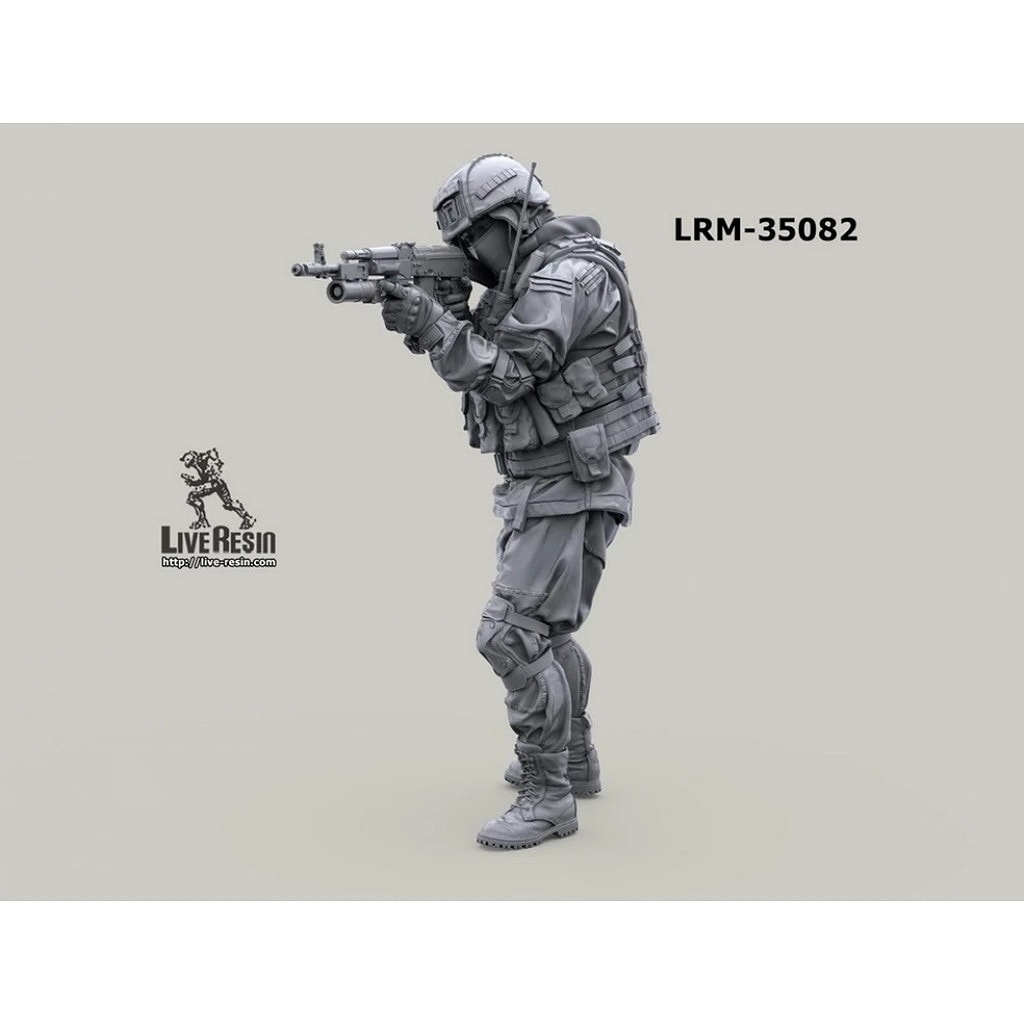 LRM-35082 Russian Army soldier in modern infantry combat gear system, in action, set 23 | ライブレジン ...