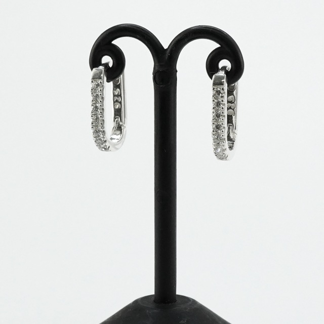 0020393SVE SV925製ピアス CZ付 14.5×2.0×9.5mmポスト線径1.00mm 1ペア - 卸シルバーチェーン・アクセサリーパーツ（業者様専用）｜北欧産業