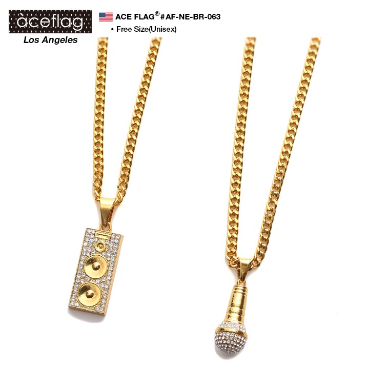 ネックレス チェーン ゴールド 75cm b系 ヒップホップ ストリート系 ファッション メンズ レディース 【AF-NE-BR-063】 エースフラッグ ACEFLAG チェーン ロング ...