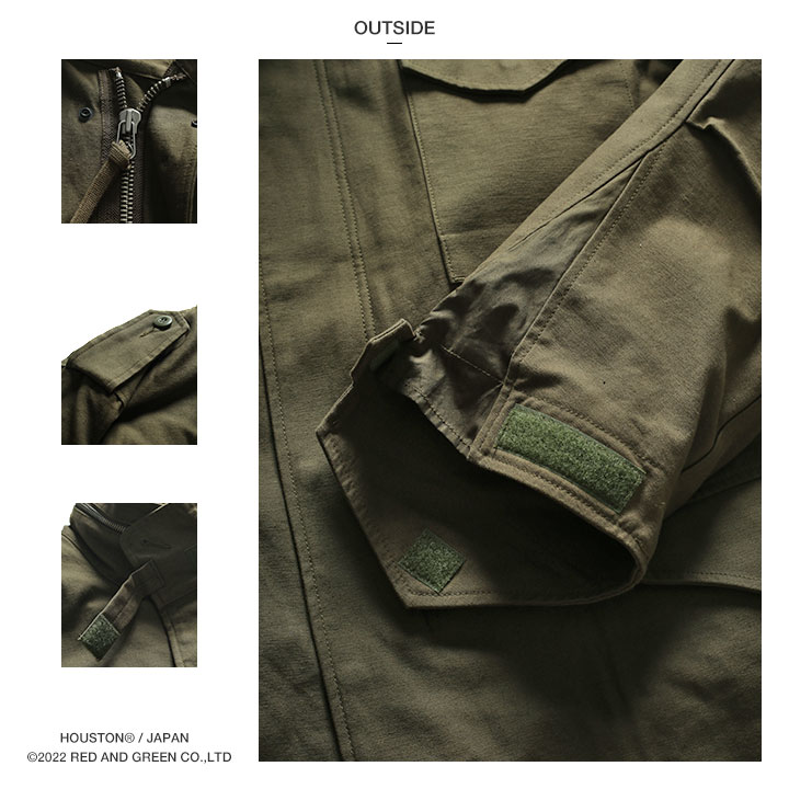 USアーミー アメリカ陸軍 ブランド M-65 フィールドジャケット 3way 野戦用ジャケット ライナー付き M65 アウター 長袖 ブルゾン 防寒 レプリカ フード OD色 メンズ 全2色 ...