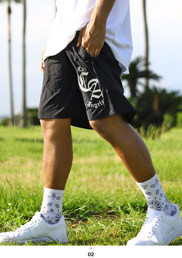 ACEFLAG ハーフパンツ ナイロン 海パン 半ズボン 短パン メンズ 春夏用