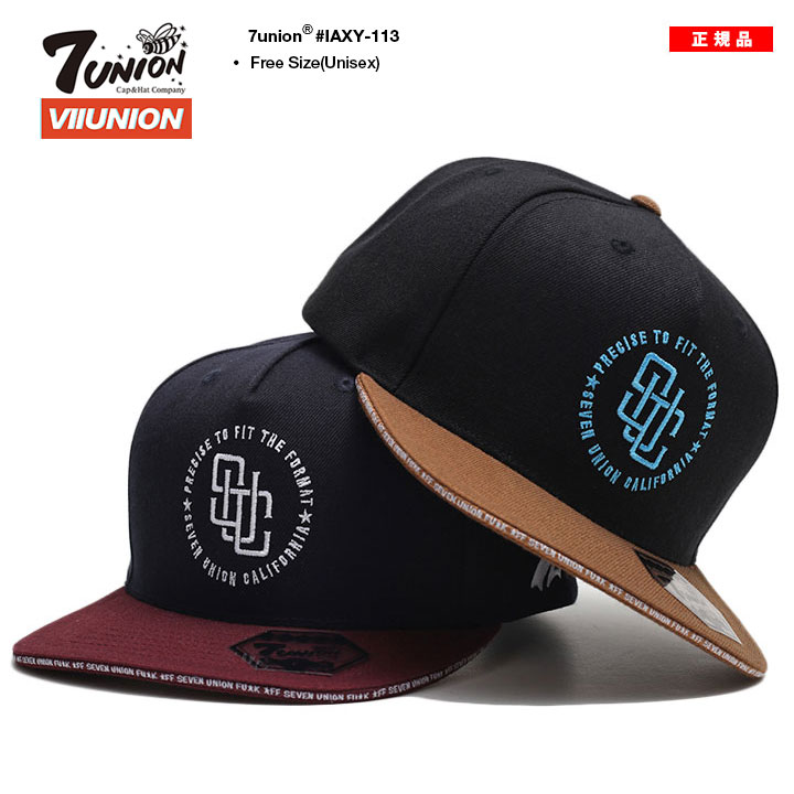 7union キャップ メンズ 全2色 セブンユニオン 帽子 cap 深め フラット