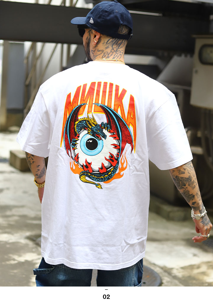 MISHKA Tシャツ 半袖 メンズ 春夏用 黒/白 大きいサイズ ミシカ おしゃれ かっこいい オーバーサイズ ビッグシルエット KEEPWATCH キープウォッチ b系 ヒップホップ ...