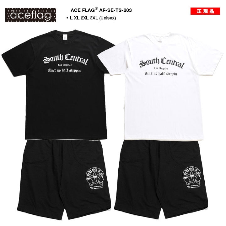 ACE FLAG 上下セット 半袖 ブランド Tシャツ ハーフパンツ メンズ 春夏