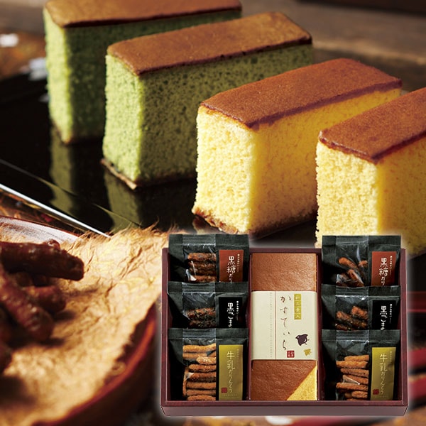 和菓匠菴 「ほまれ」和三盆糖入かすてぃら御詰合せ NHMR-BJ3 【約5～7営業日】 | スイーツギフト,和菓子・かりんとう・おかき | 香典返し専門店 穂乃香 ほのか