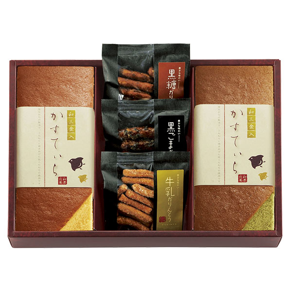 和菓匠菴 「ほまれ」和三盆糖入かすてぃら御詰合せ NHMR-BE3 【送料無料】 【約5～7営業日】 | スイーツギフト,和菓子・かりんとう・おかき | 香典返し専門店 穂乃香 ほのか