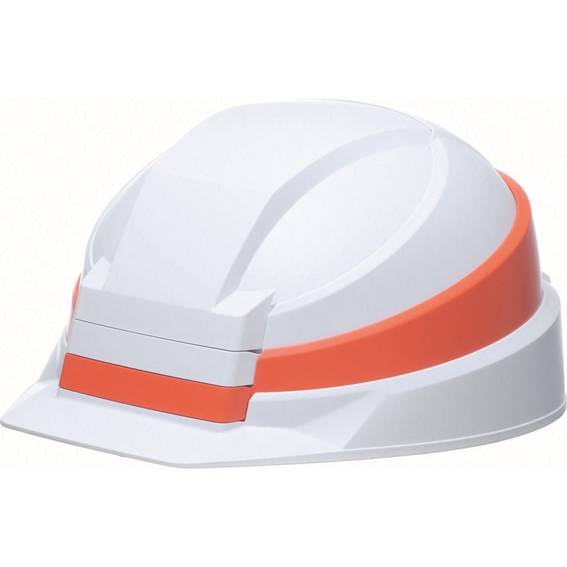 DICプラスチック 折りたたみヘルメット IZANO2 ホワイト・オレンジライン 防災用 現場用 飛来落下物用 墜落時保護用 ｜金象印の公式通販サイト【金象本舗】