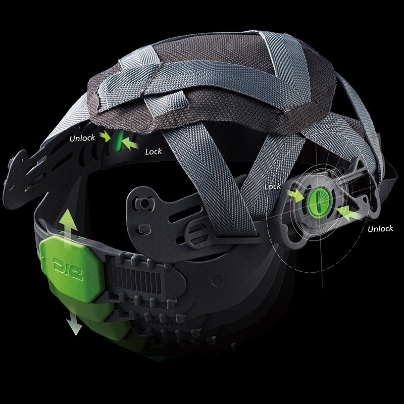 DICプラスチック 高機能ヘルメット AA11EVO-CW ワイドベンチレーション 白/スモーク ライナー付 クリアバイザー 可変式アジャスター 飛来落下物用 墜落時保護用 ｜金象印の公式通販 ...